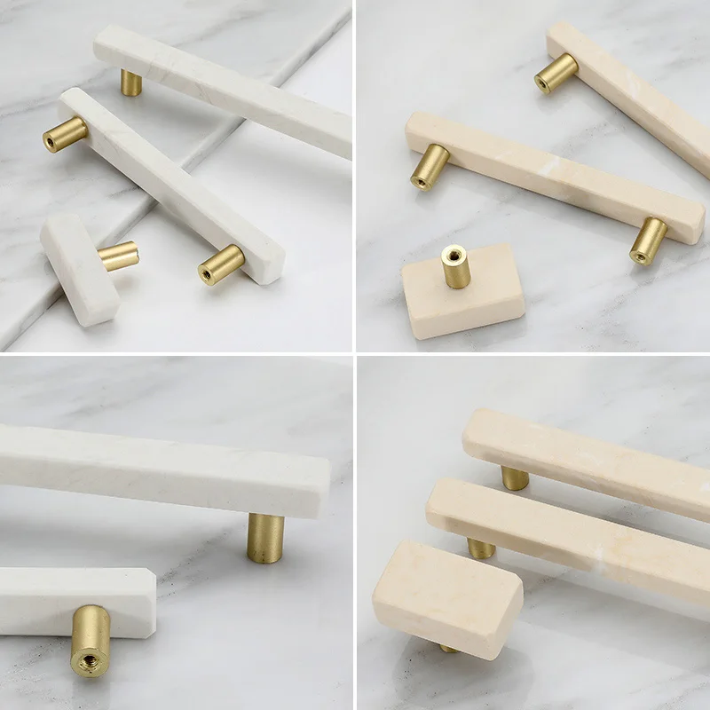 Zinc-Alloy-Cabinet-Marble-Door-Handles-Cupboard-Dresser-Handles-Drawer ...