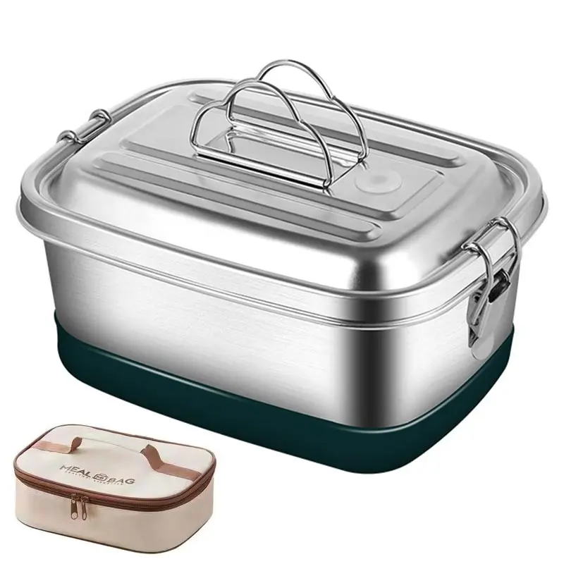 304-Stainless-Steel-Lunch-Box-Sealed-And-Anti-Overflow-2-Layer-Bento ...