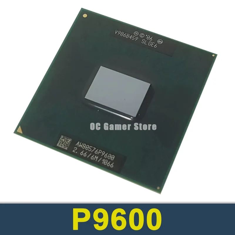 Core 2 Duo P9600 SLGE6 CPU Laptop Processor 2.6GHz Dual Core Dual ...