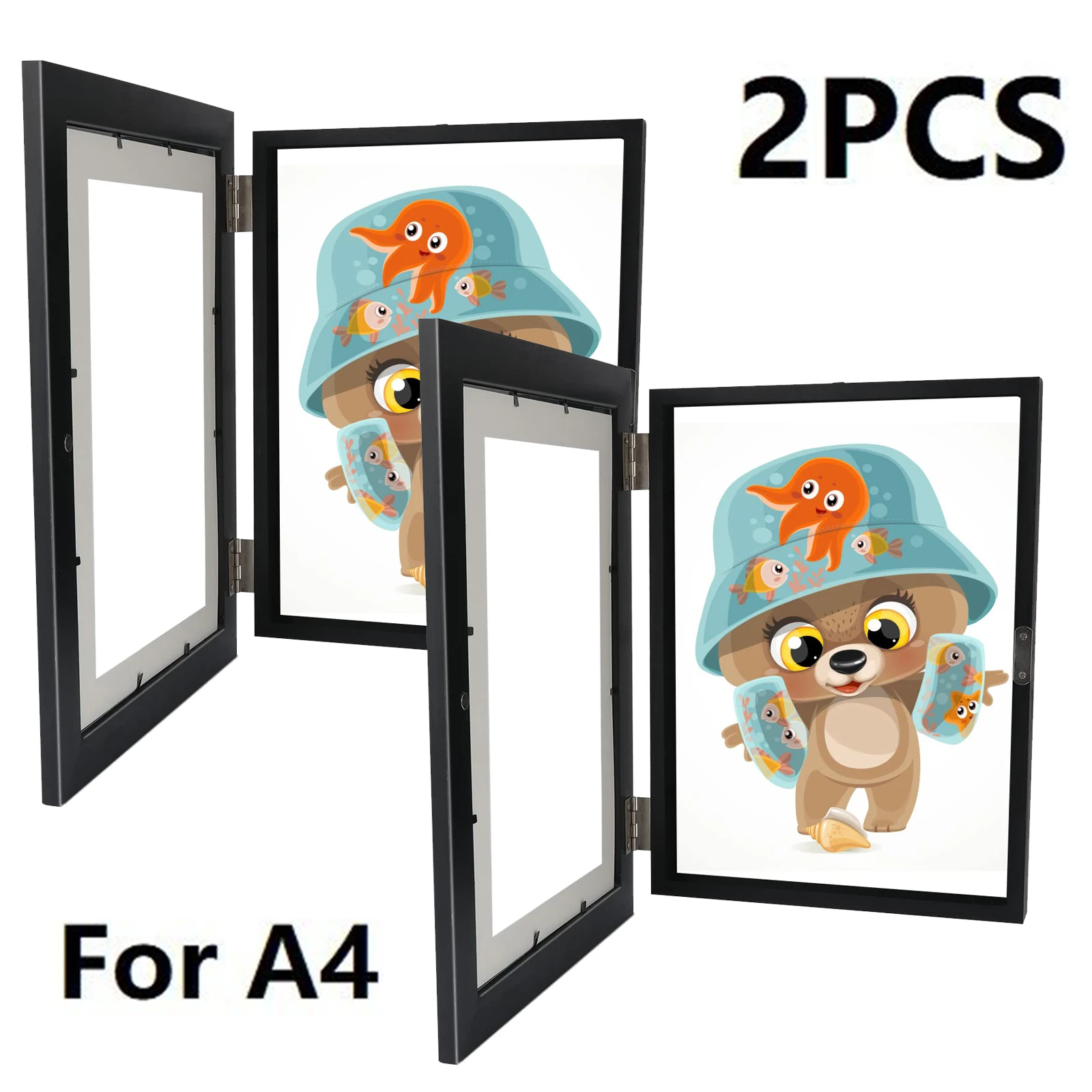 Children Art Frames Magnetic Front Open Changeable Kids Frametory For ...