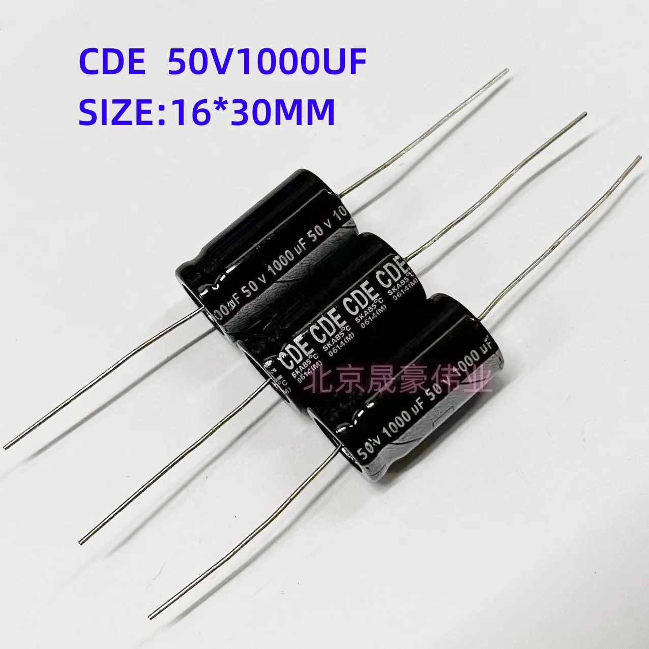 5pcs-CDE-axial-electrolytic-capacitors-50V1000UF-horizontal-axial-audio ...