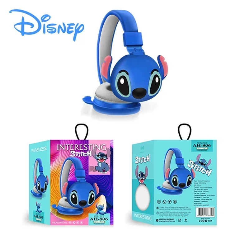 Disney-Stitch-Casque-Bluetooth-sans-fil-Son-st-r-o-Hi-Fi-Ensembles-de ...