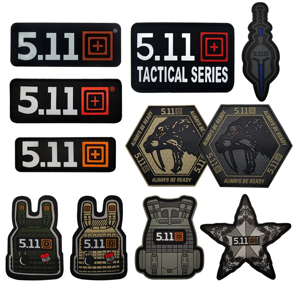 3D-PVC-511-Military-Tactical-Hook-and-Look-Patches-Backpack-Emblem ...
