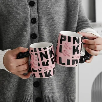 Kpop BP Mugs Korean Blackpinking Ceramic Mugs Coffee Cups Milk Tea Cup ...