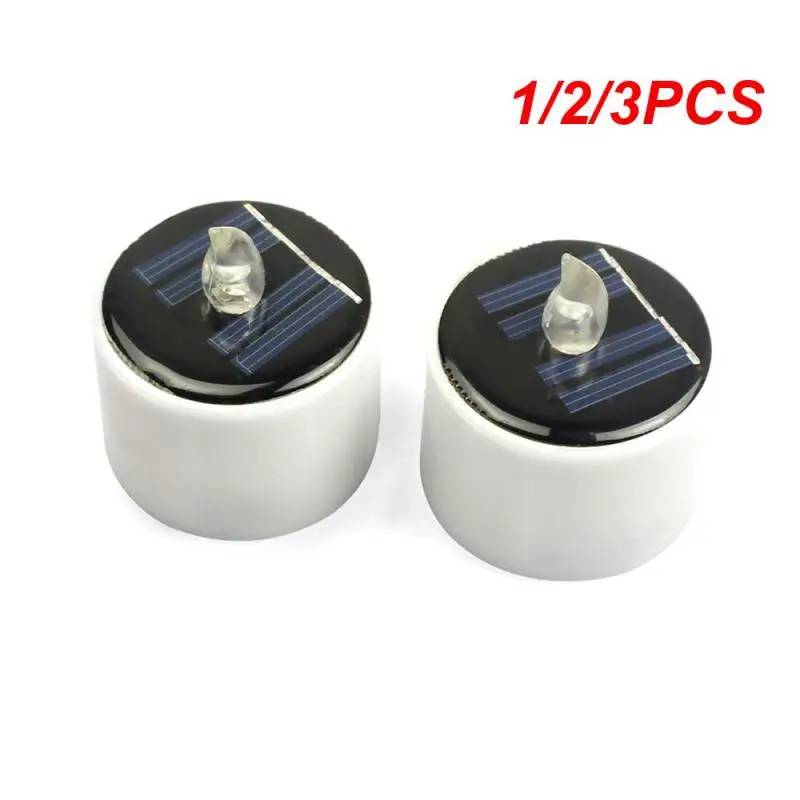 1-2-3PCS-Solar-Energy-Candle-Light-Flameless-Rechargeable-Electronic ...