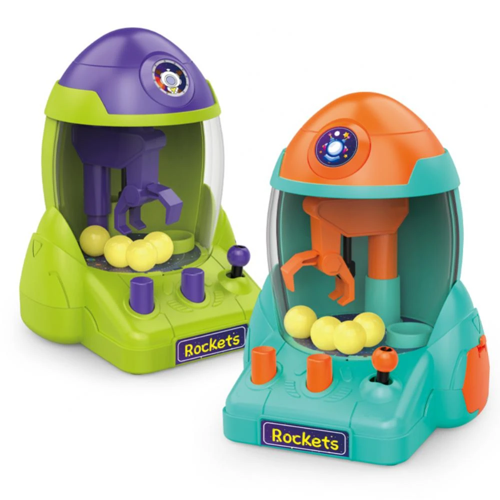 1pc Children Mini Claw Machine Capsule Rocket Ball Catcher Finger ...