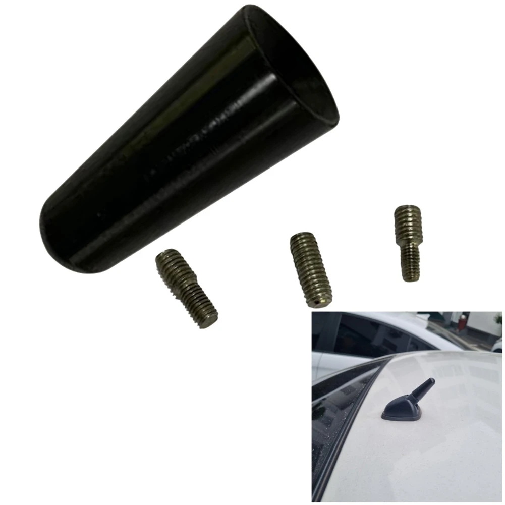 10Pcs Aluminum Alloy Antenna 3cm Roof Antenna Short Pole Antenna Car ...