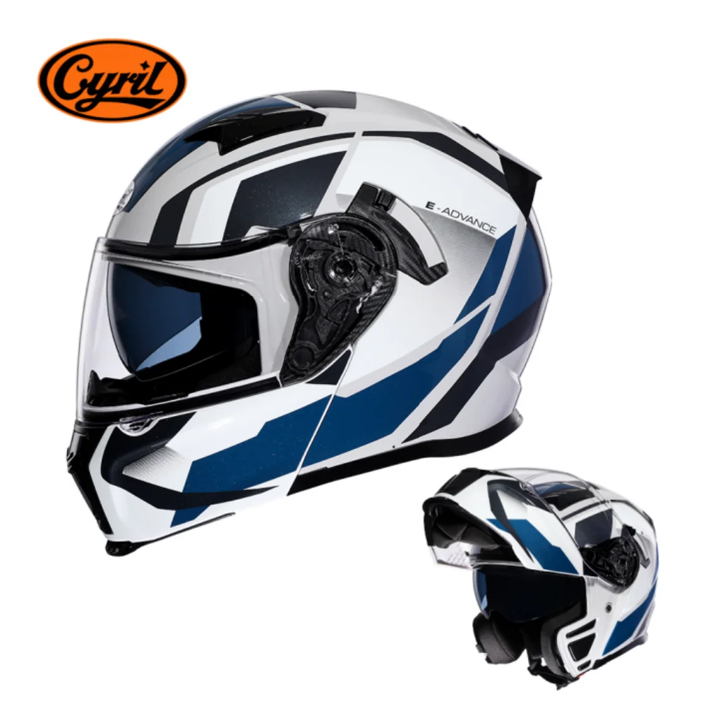 Motorcycle-Helmet-Dual-Visor-Modular-Flip-up-Full-Face-Helmet-for-Adult ...