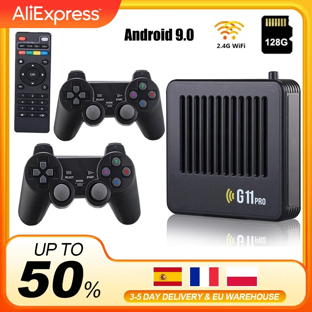 G11 Pro Game Box 4K HD TV Game Stick Video Game Console 128G Built in ...
