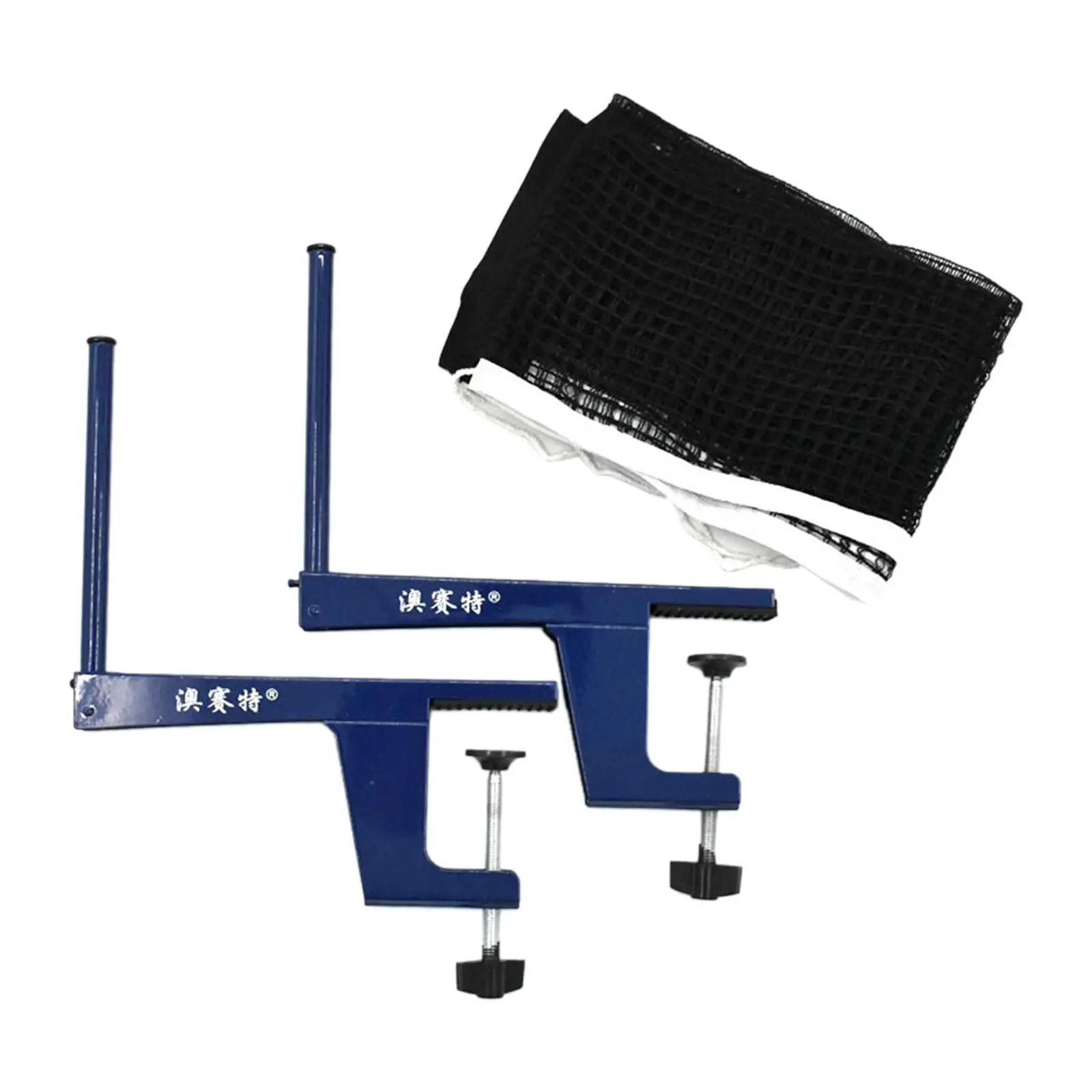 Portable Table Tennis Net Posts Set Ping Pong Net Rack Set for Any ...