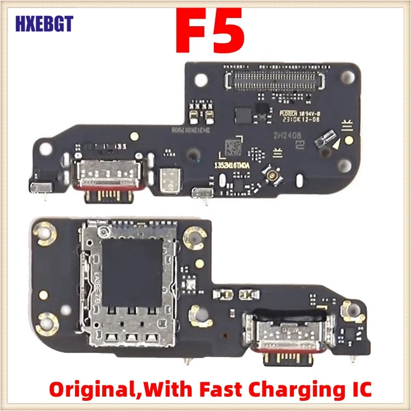 Original For Xiaomi Poco F5 USB Charging Port Flex Cable With Fast ...