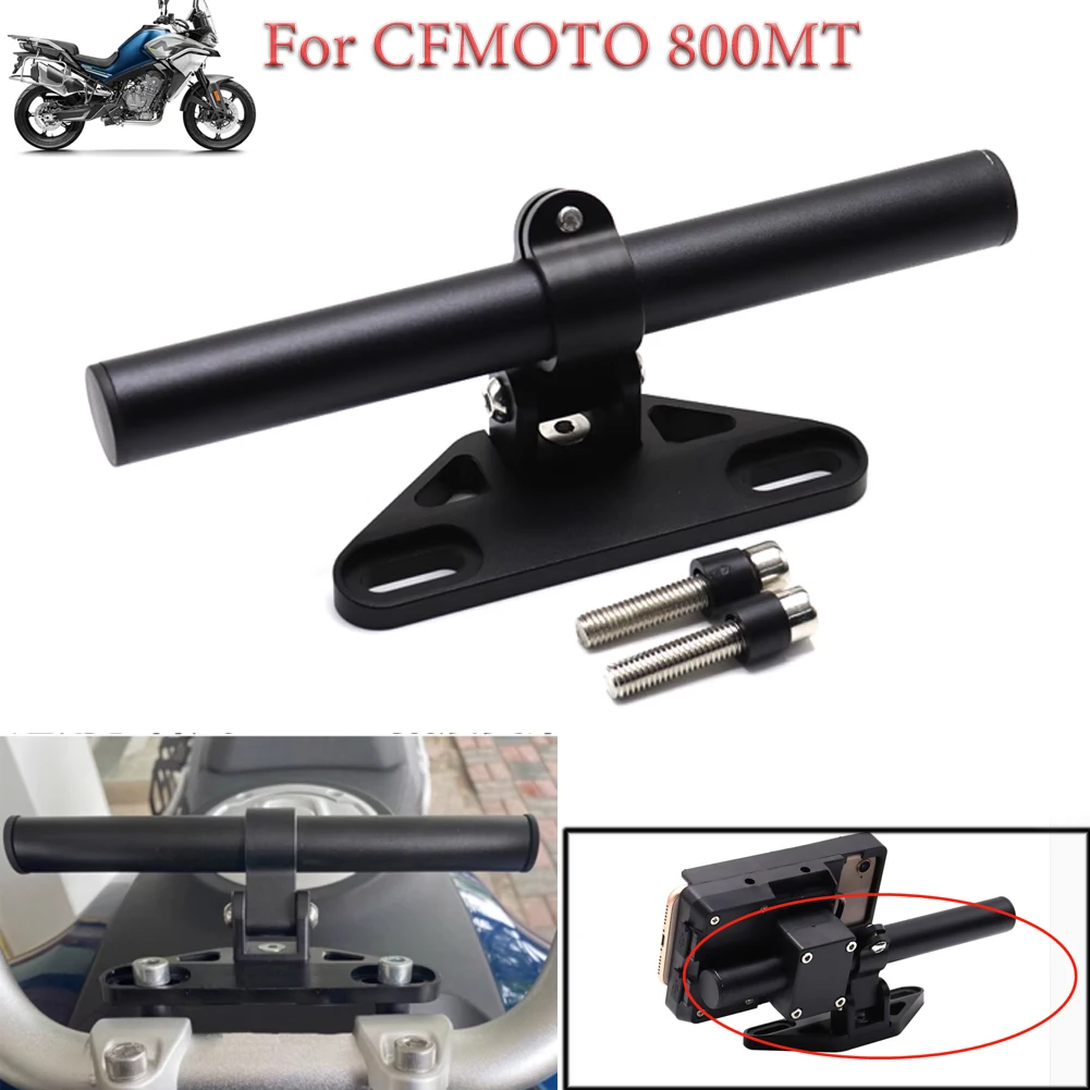 Motorcycle-Mobile-Phone-GPS-Plate-Bracket-Supporter-Holder-Bar-Handle ...
