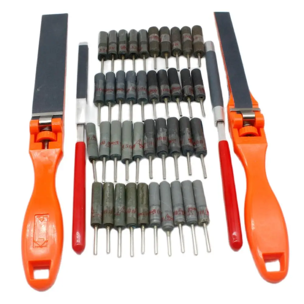 40PCS-Cylinder-Sandpaper-Rod-Ruler-Kit-Electric-Polishing-Buffing ...