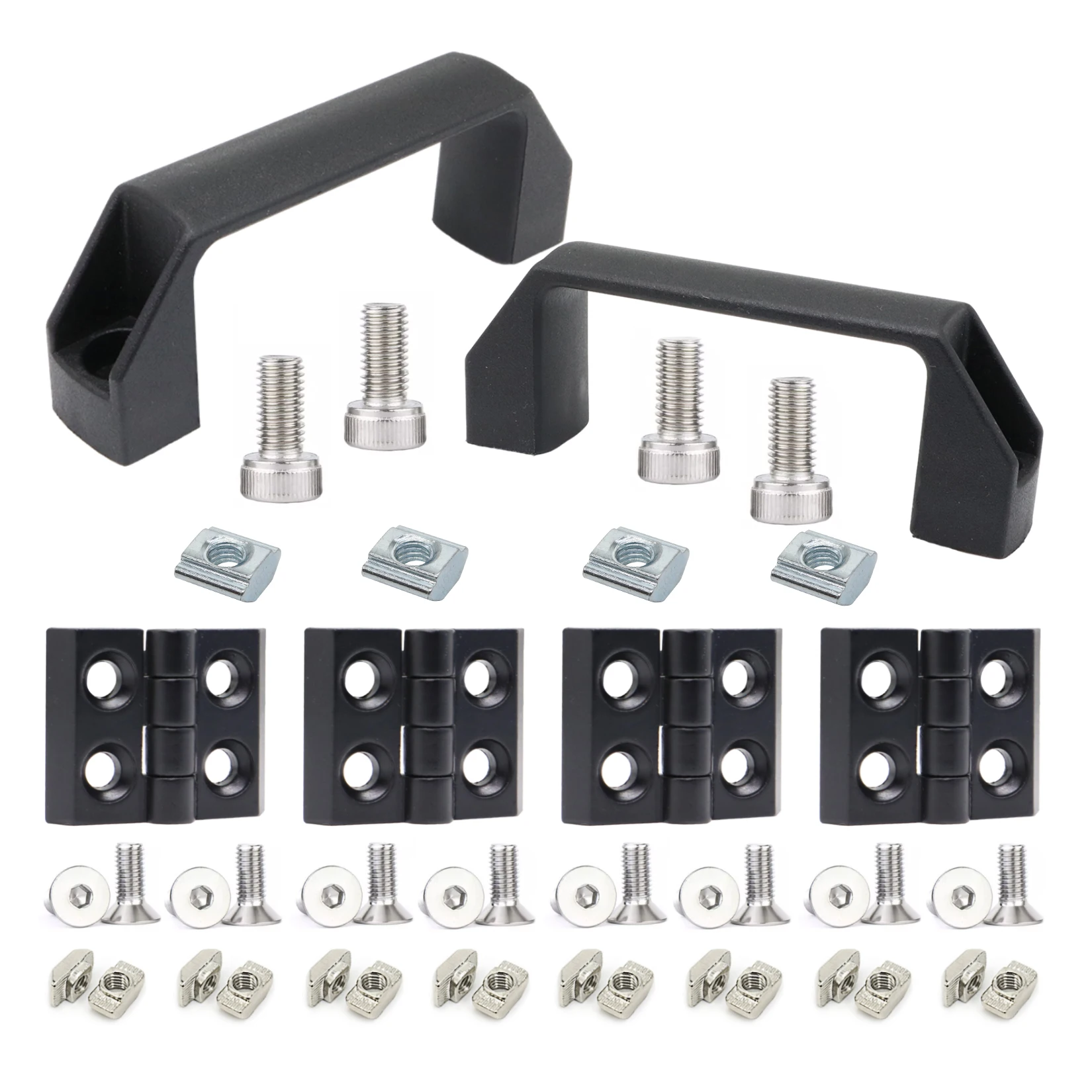 4pcs 2020 Series Extruded Pivot Hinges for 20 Series Aluminum Extrusion ...