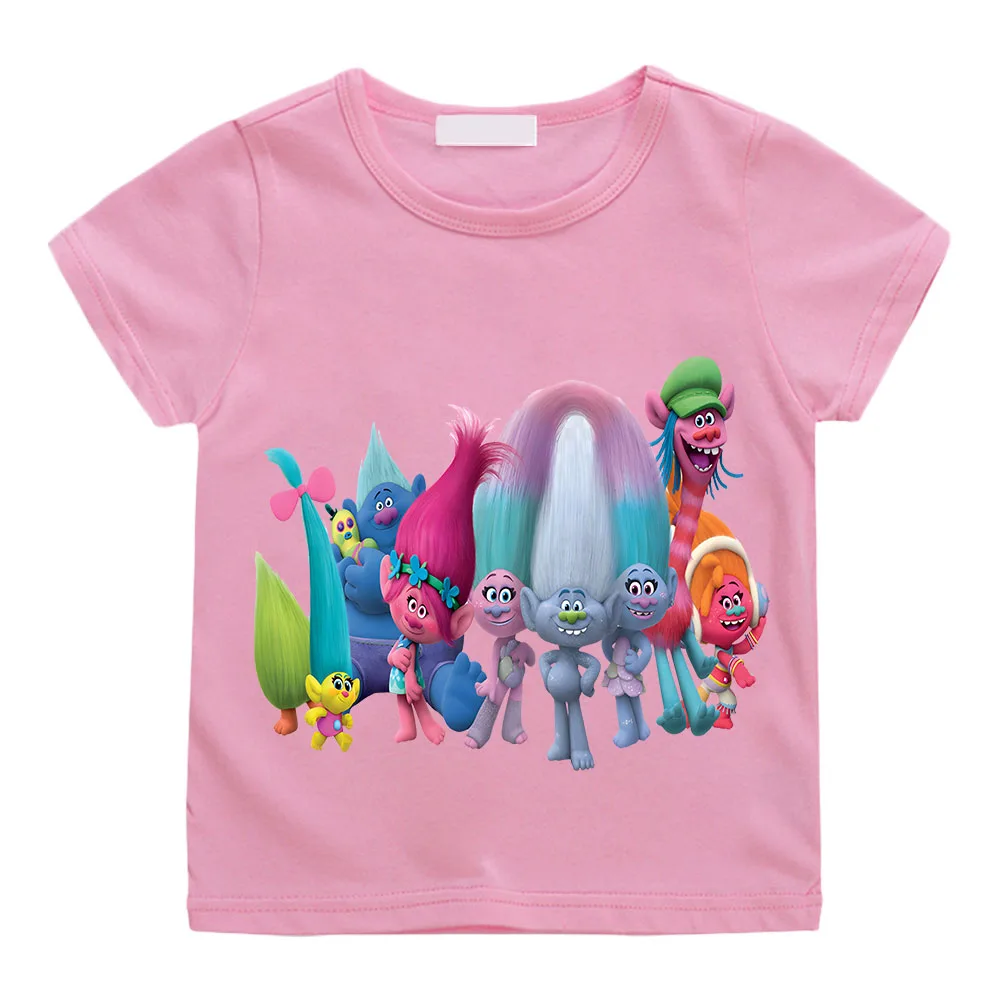 Fantasia-Balloon-Trolls-Clothes-Girls-T-shirt-Children-Tee-Boys-100 ...