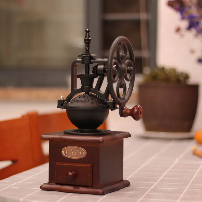 Coffee-Machine-Retro-Manual-Coffee-Grinder-Stainless-Steel-Coffee ...