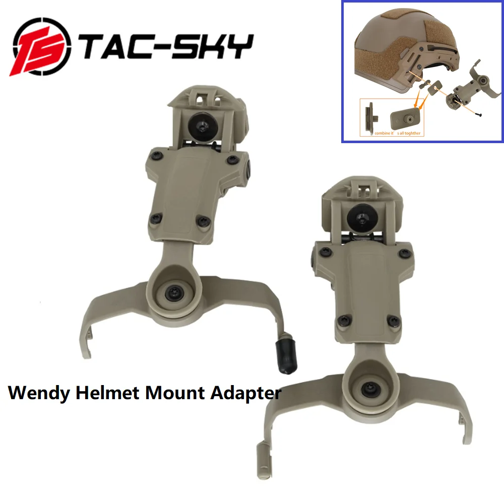 Capacete-t-tico-WENDY-Rail-Adapter-TS-TAC-SKY-PELTOR-ZTAC-COMTAC-II-III ...