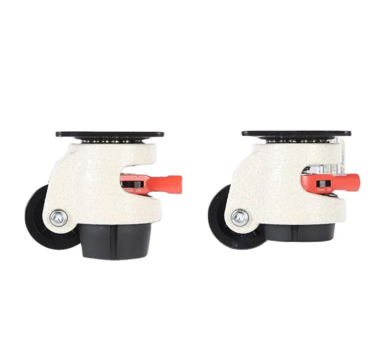 Leveling Casters Heavy Duty With Upgraded Ratchet Handle Design, Swivel ...