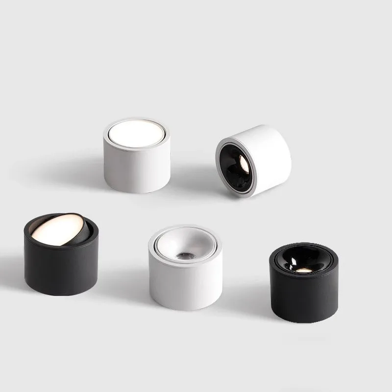 Surface-Mounted-Ultra-Thin-Led-Spot-Light-Anti-Glare-Adjustable-Angle ...