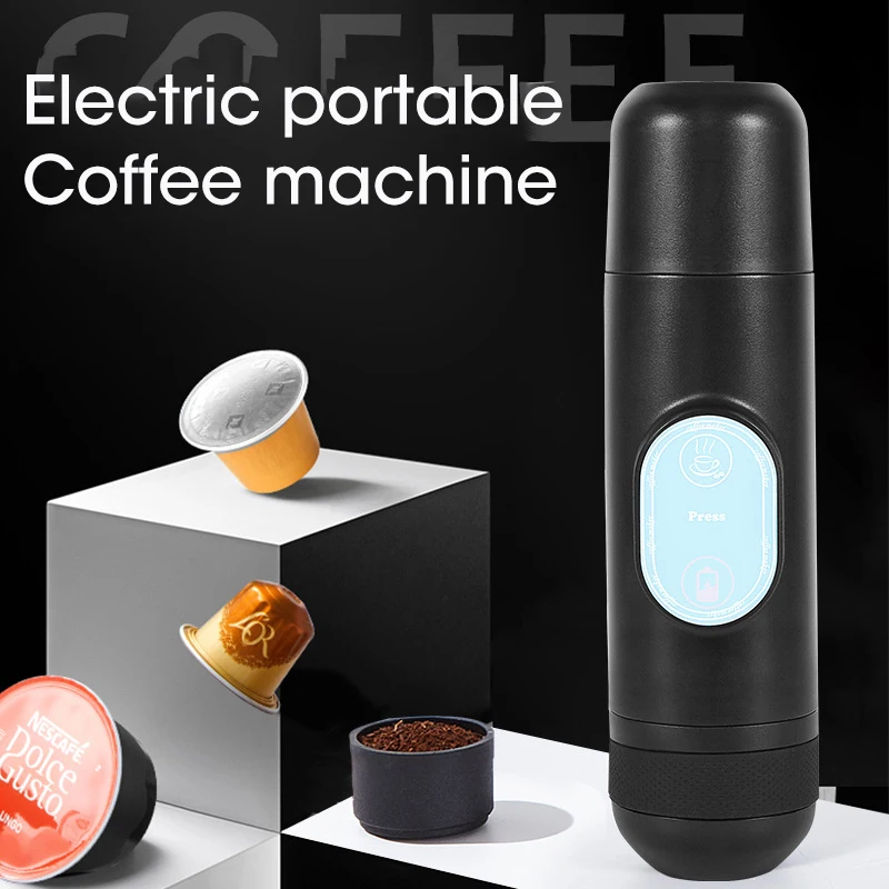 Cafetera eléctrica portátil de 70ml, máquina de café recargable por USB ...