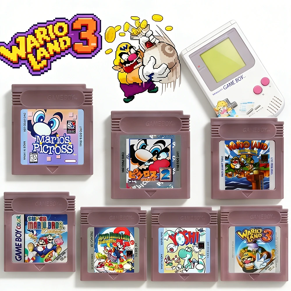 New GBC 16 Bit Game Video Game Cartridge Console16 Bit Game Card Land ...