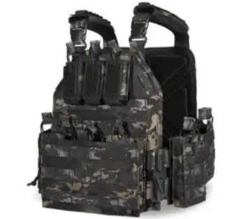 YAKEDA JPC Gilet Tactical Plate Carrier Tactical Vest Quick Release ...