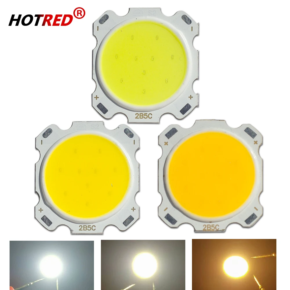 10pcs-28mm-Round-COB-3W-5W-7W-10W-12W-Chip-On-Board-LED-Light-Source ...