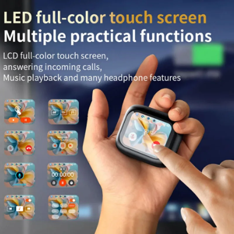 2024-New-Touch-Screen-ANC-Wireless-Earphone-TWS-Noise-Cancelling-ENC ...