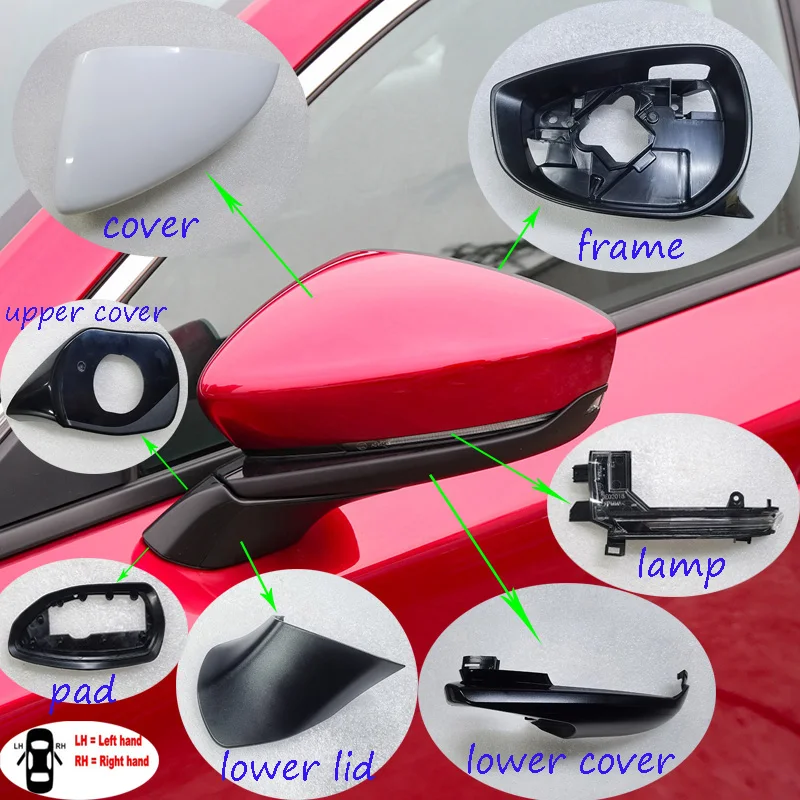 Car-Rear-Mirror-Accessories-For-Mazda-CX30-2020-2024-Rearview-Mirror ...