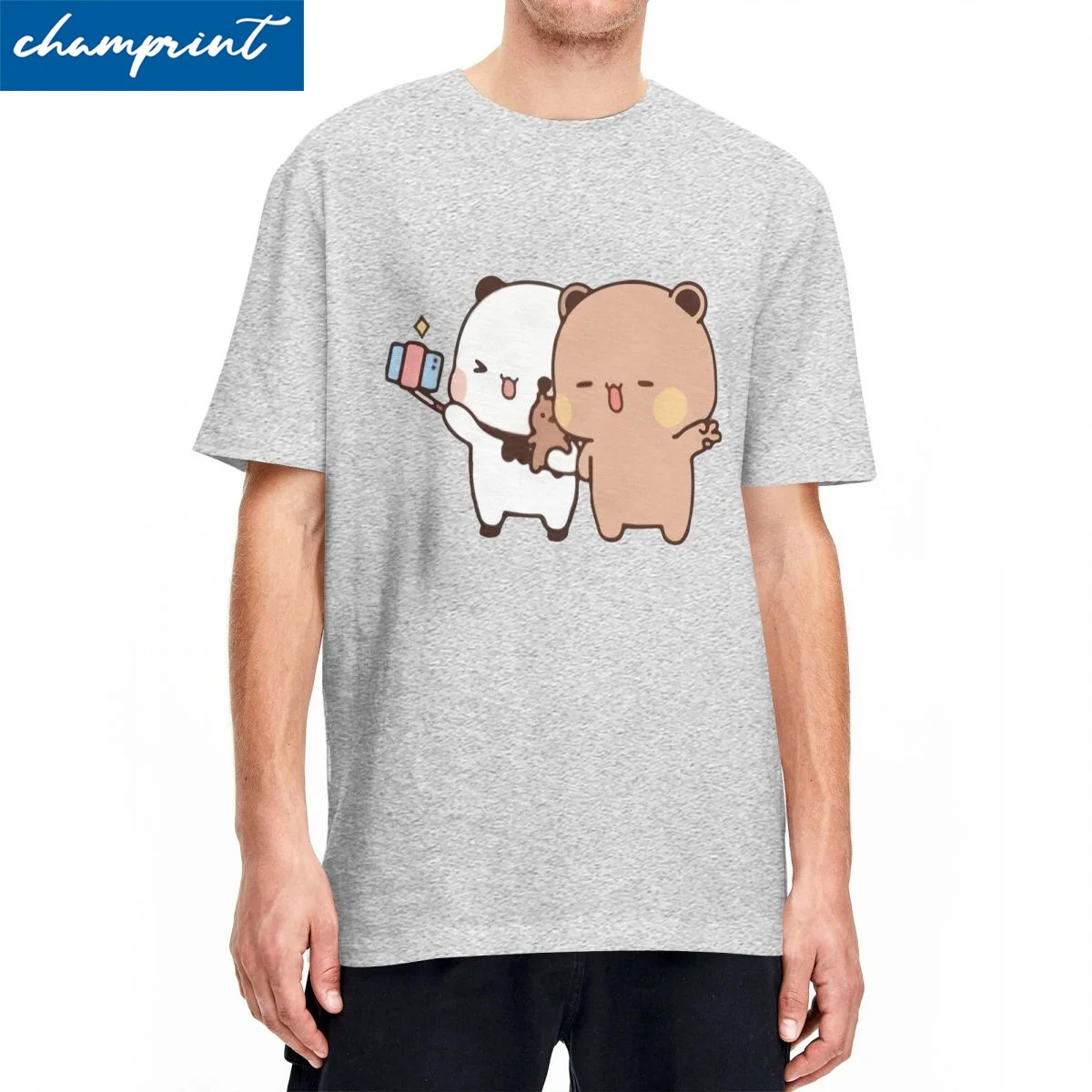 Funny-Bubu-And-Dudu-Balloon-T-Shirt-Men-s-Round-Neck-Short-Sleeve ...