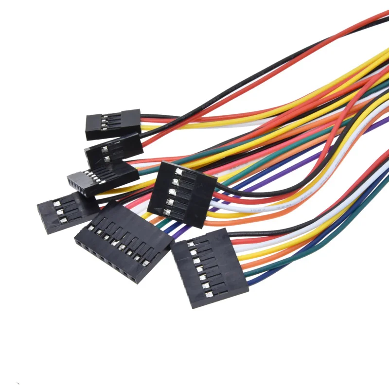 Dupont-cabo-fio-para-PCB-DIY-para-Arduino-conector-f-mea-nico-2-54mm ...