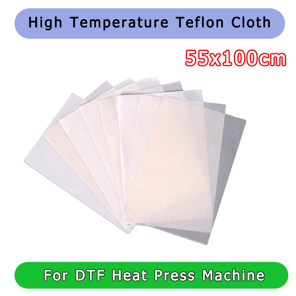 Teflon High Temperature Resistance Cloth For DTF Heat Press Machine ...