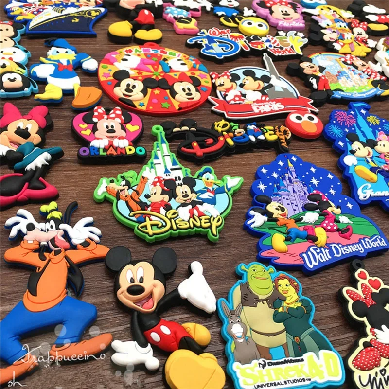 Disney-Mickey-Minnie-Cartoon-Soft-Glue-Refrigerator-3D-Magnetic-Paster ...