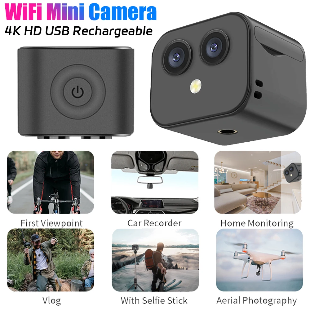 Monitor-Camera-4K-Mini-Camera-WiFi-Sport-Action-Magnetic-USB ...