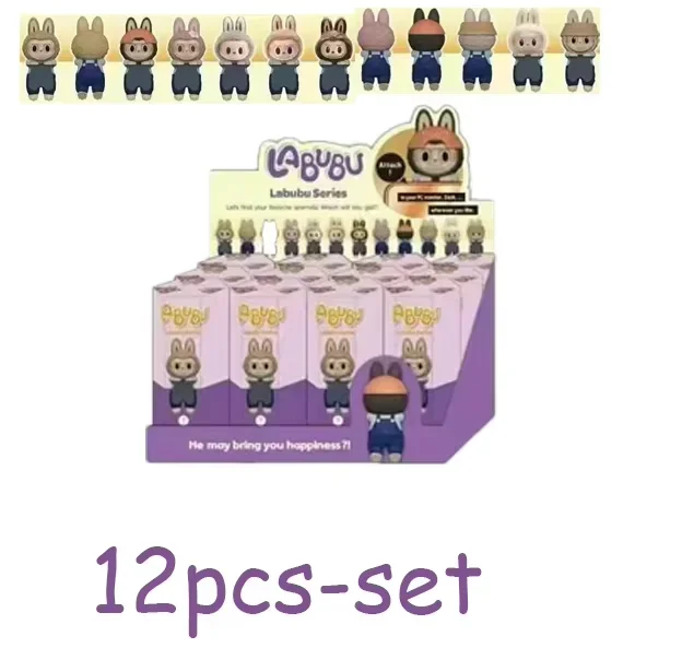 Nueva caja sorpresa de Sonny Angel Labubu, serie Angel, linda figura de ...