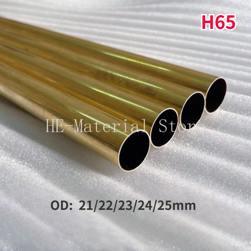 1Pcs-Length-100mm-H65-Brass-Tube-Capillary-Tube-OD-21-22-23-24-25mm ...