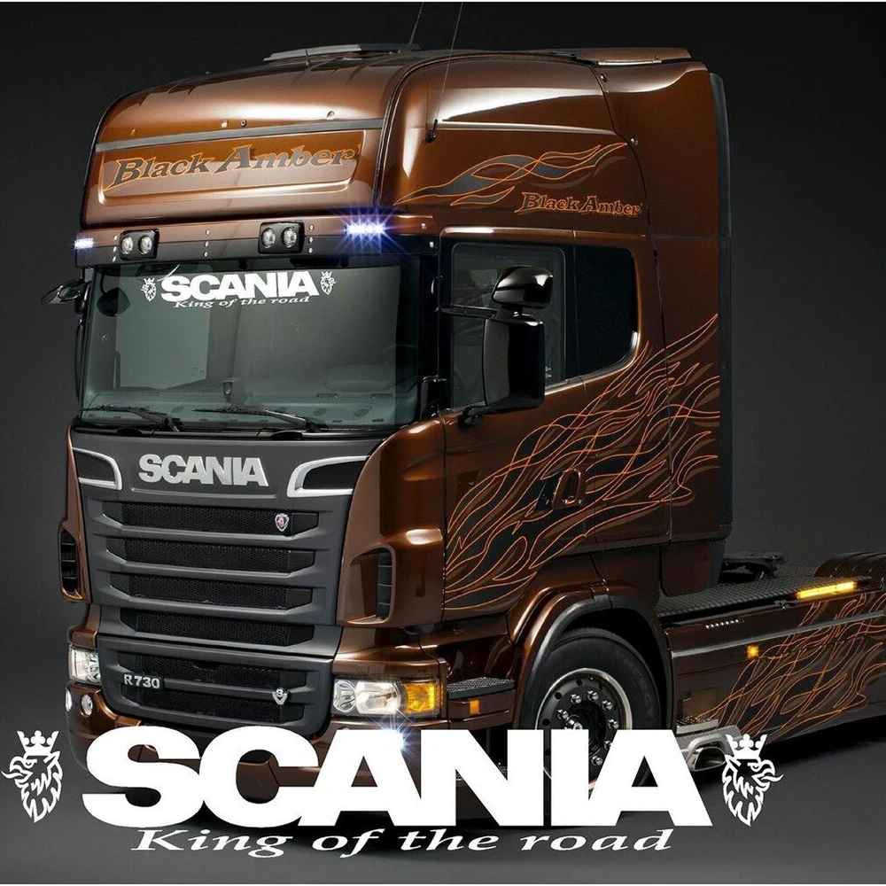 King-of-The-Road-Screen-Sticker-Decal-for-Scania-Lorry-Cab-Windscreen ...