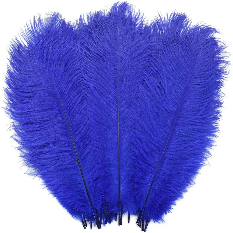 10-200pcs-Royal-Blue-Ostrich-Feathers-DIY-Christmas-for-Vase ...