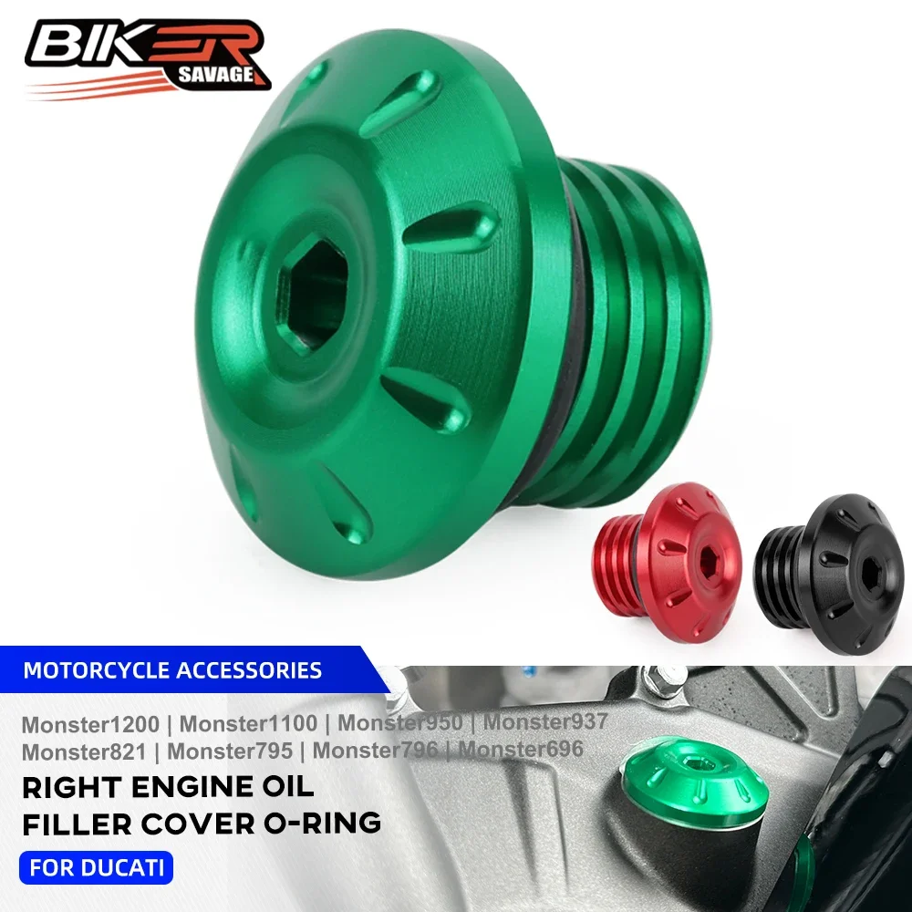 Multistrada-950-Right-Engine-Oil-Filler-Screw-For-Ducati-Diavel ...