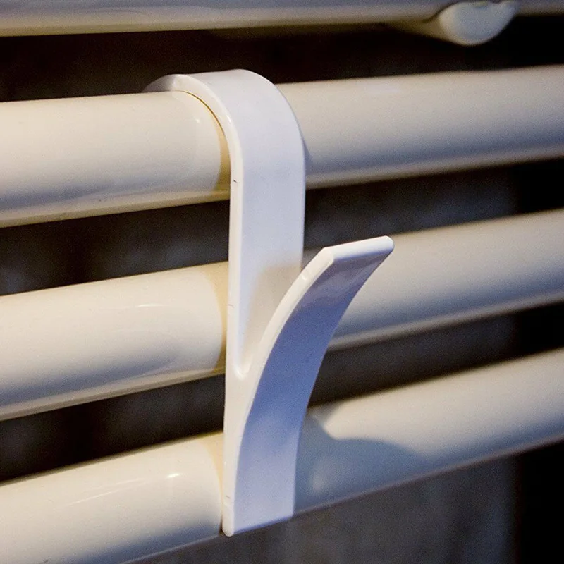 1-4pcs-White-Hanger-for-Heated-Towel-Radiator-Rail-Bath-Hook-Holder ...