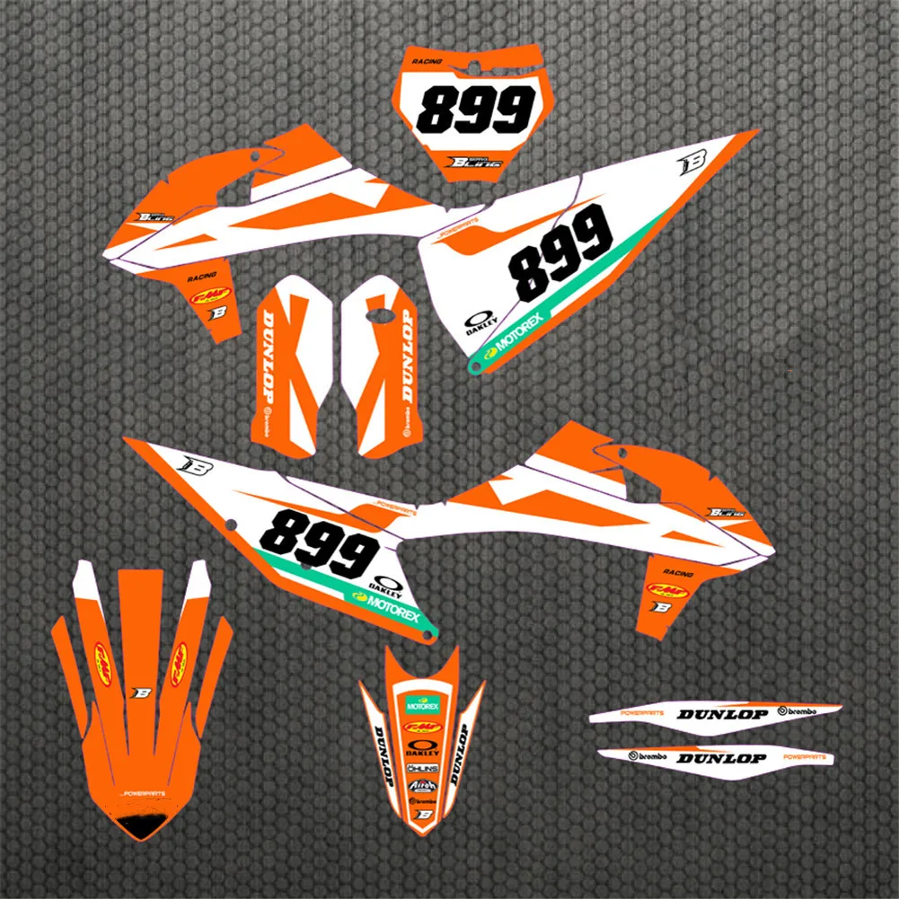 Customized Motorcycle Hj-250 K8 Graphics Stickers Decals Emblems Kit ...