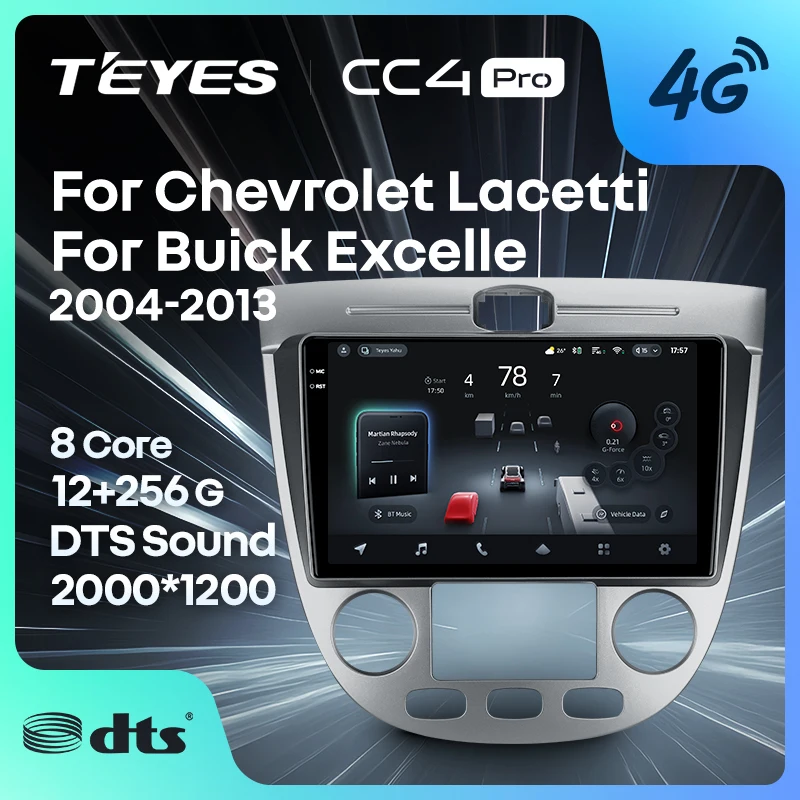 TEYES CC4 PRO For Chevrolet Lacetti J200 2004 - 2013 For Buick Excelle ...