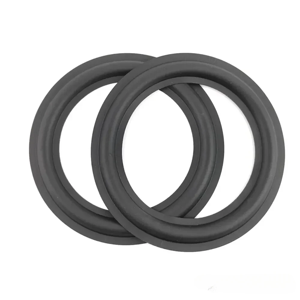 2 Pcs 6" Speaker Rubber Surround Edge Rings Repair Kit DIY Replacement ...
