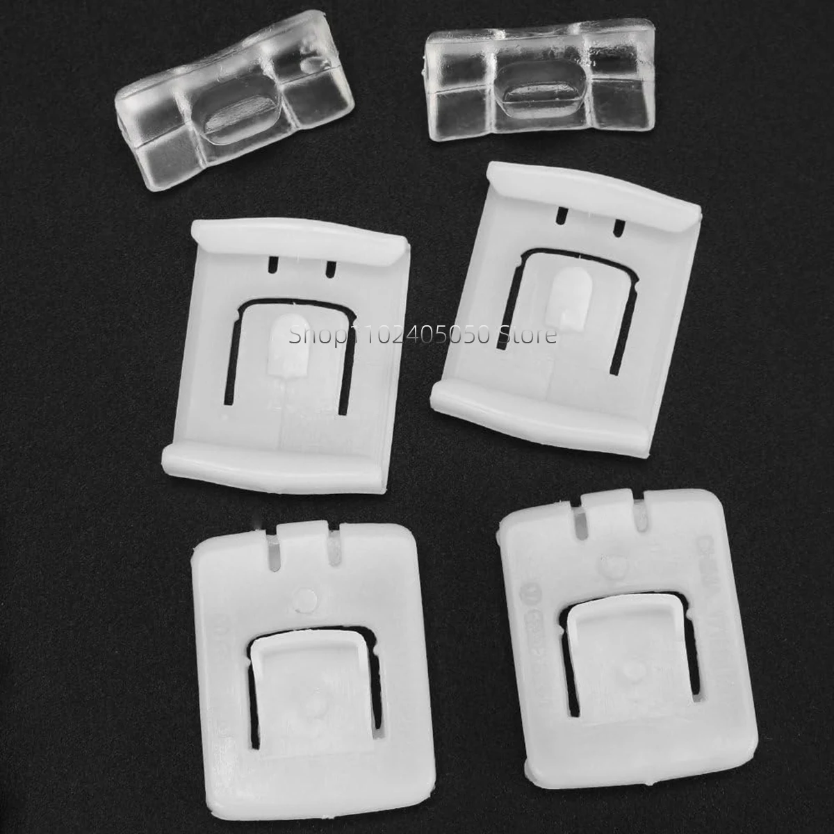 6Pc-Car-Seat-Rail-Runner-Slider-Guide-Clip-Glide-Kit-435881203A-for-VW ...
