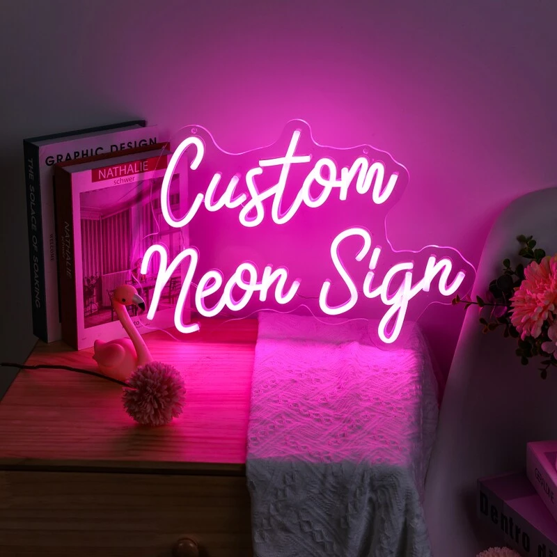 Custom Neon Sign For Wedding Event, Personalized Light Up Neon Sign For ...