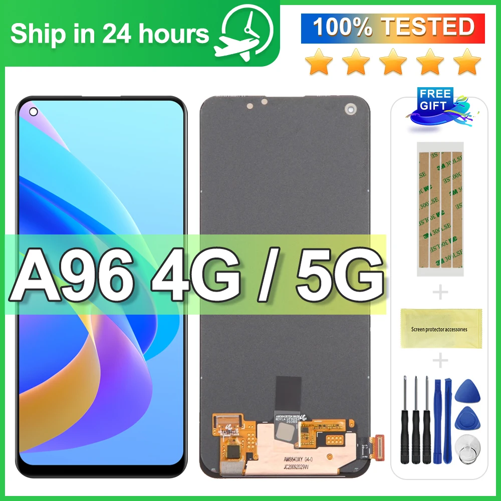 6.59'' LCD Display Touch Screen Digitizer Replacement for OPPO A96 4G ...