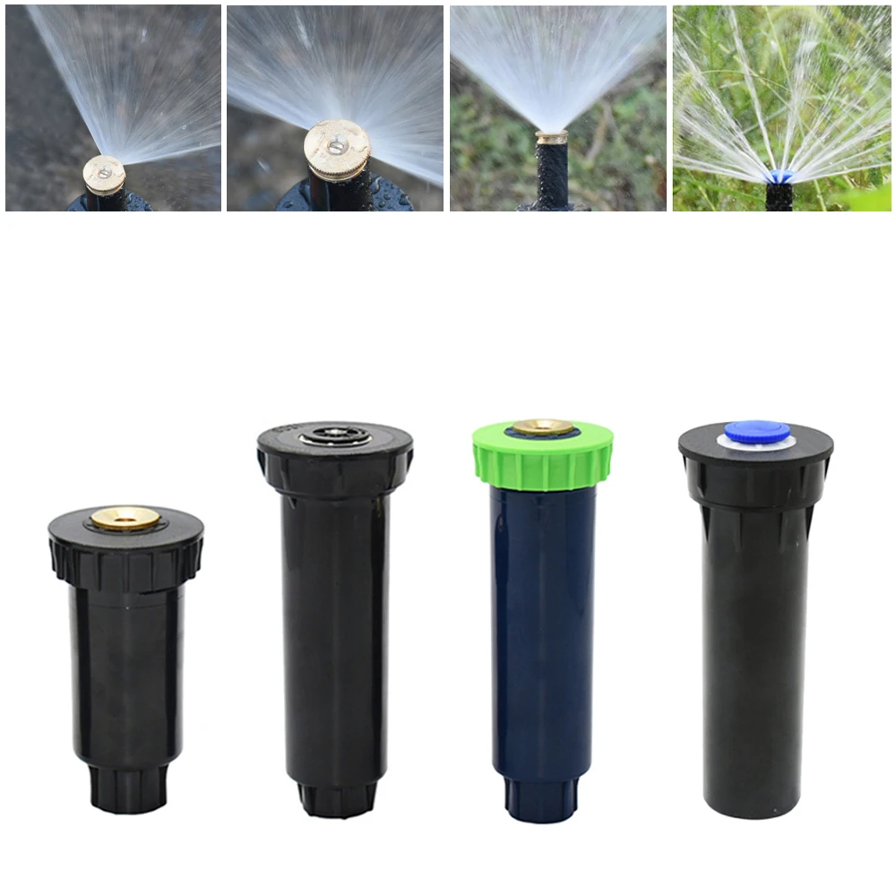 1/2" Female Thread Garden Watering Ray Sprinkler 90 180 360 Degree Pop ...
