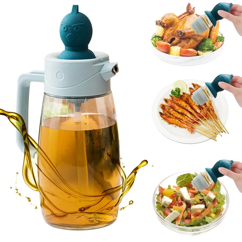 Heat-Resistant-High-Borosilicate-Glass-Oil-Pots-With-Handle-Transparent ...