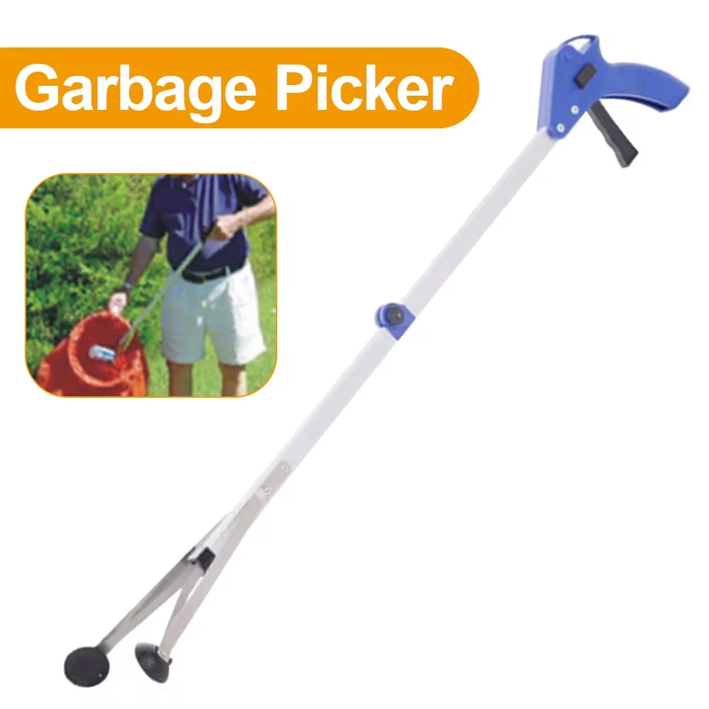 Reaching Pick Up Tool Clamp Trash Grabber Aluminum Alloy Home Portable ...