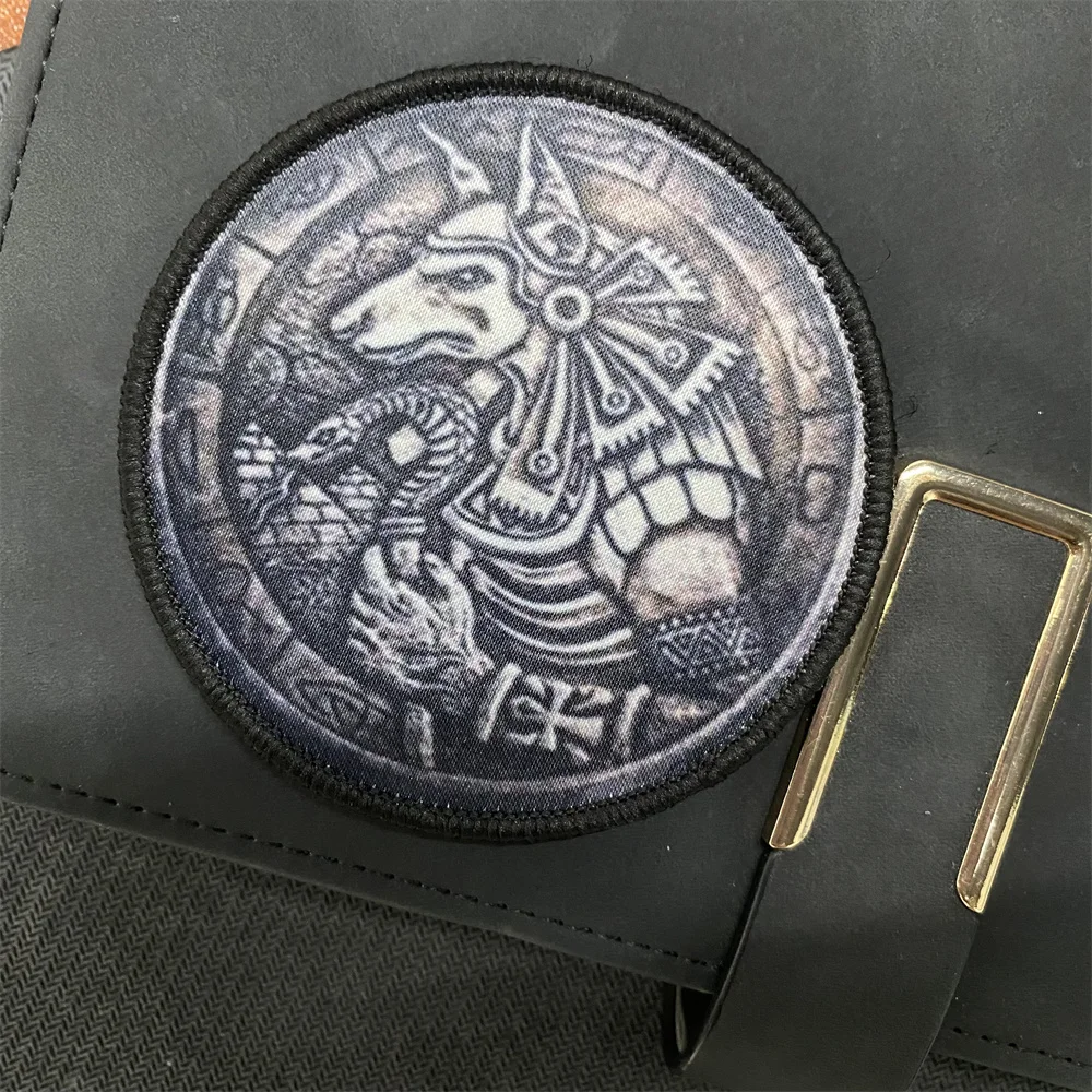 Egyptian-Anubis-Morale-Badge-Patch-Tactical-Military-Flag-Patches-HOOk-LOOP-Backpack-Helmet ...
